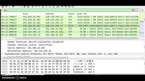 Assignment 10 Wireshark Tcp Lab Part Iv Youtube