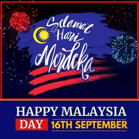 Hari Merdekamalaysia Day Instagram Template Free Instagram