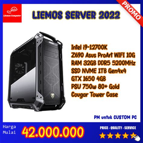 Jual Komputer Pc Server Pulsa Sekolah Kantor Office Intel I K Kota Bandung