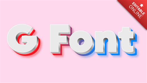 G Font Text Effect Generator