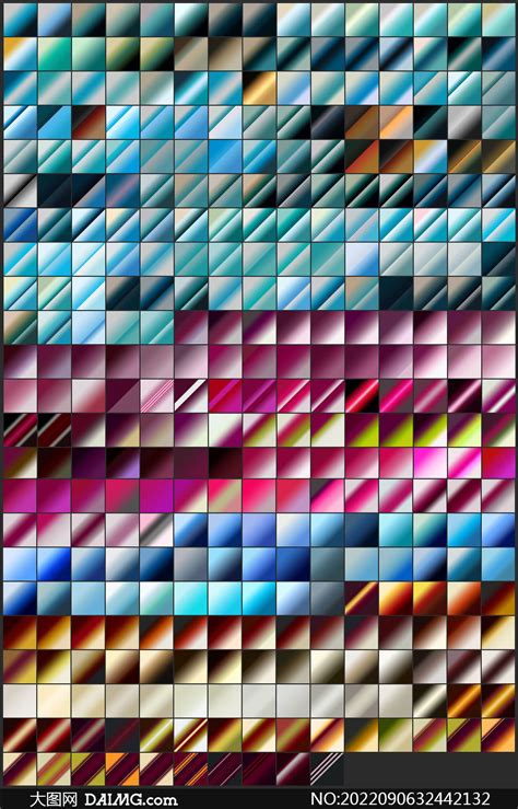 大海蓝与紫色调等渐变ps预设素材 大图网图片素材