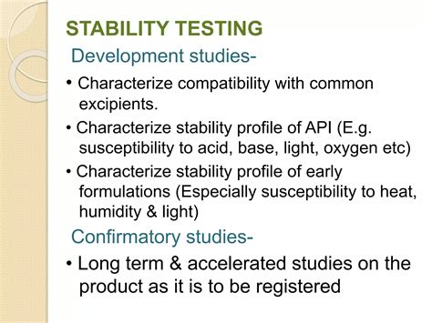 Stability Testing Ppt Pptx