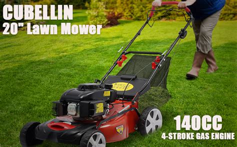 Cubellin 20inch Self Propelled Gas Lawn Mower 3 In 1 Gas