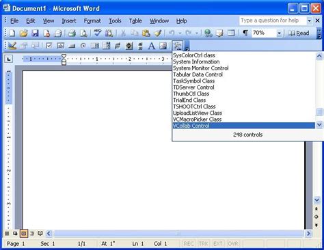 Embedding Vcollab Presenter In Ms Word 2003 — Vcollab Document