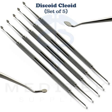 5 Pack Dental Cleoid Discoid Excavators And Carvers Pack