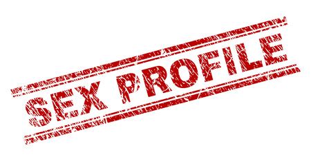 Vector Of Sex Profile Seal Print With Id Royalty Free Image Stocklib