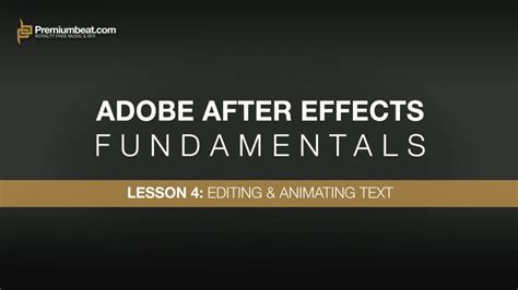 After Effects User Guide Alexharkness