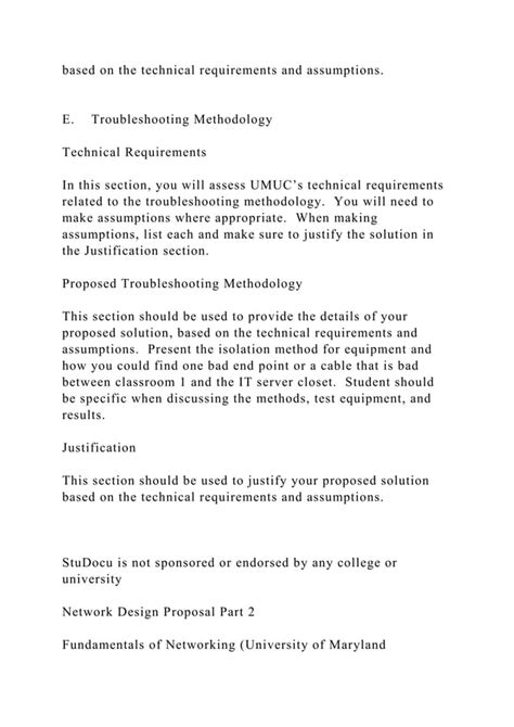 Network Design Proposal Templatenetwork Design Proposaldocx Computer Networking Computing