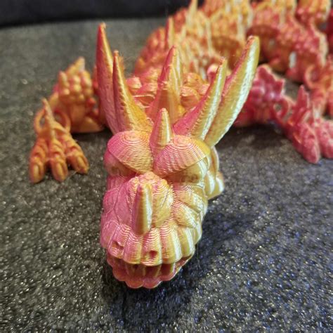 Shakaworld3d Bumpy Crawler Articulated Dragon By Shakaworld3d