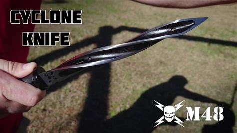 M48 Cyclone Knife Fixed Blade Dagger With Vortec Sheath