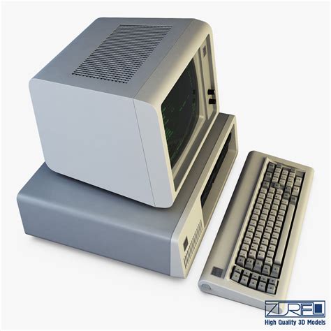 Ibm 5150 Personal Computer 3d Model 45 Max Fbx Obj Unknown Free3d