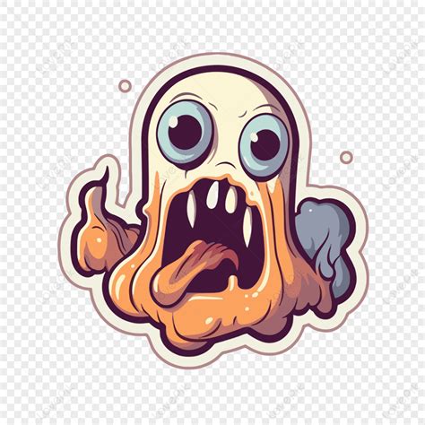 만화 괴물 벡터상표비명 Png 일러스트 무료 다운로드 Lovepik