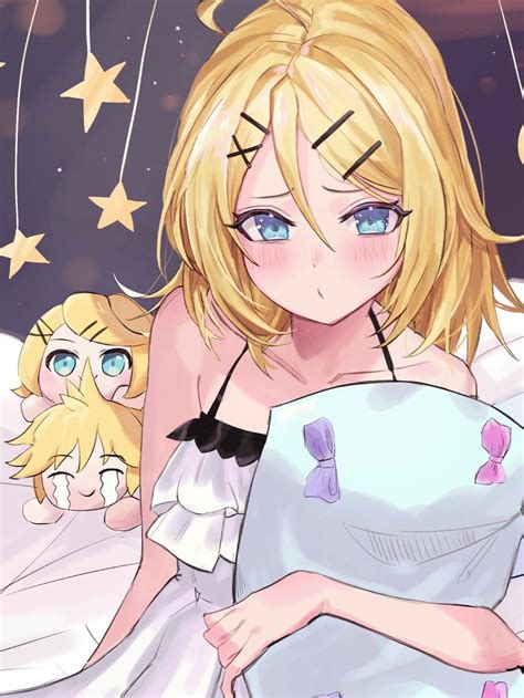 Kagamine Rin And Kagamine Len Vocaloid And More Drawn By Elpuchi Danbooru