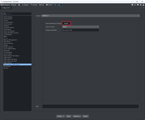 configuring viz engine viz arc