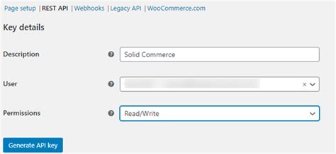 Connecting WooCommerce Solid Commerce