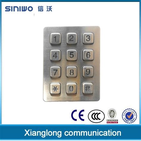 Usb Metal Backlit Keypad Metal Numeric Keypad Pin Pad Kiosk Pin Pad B Xl China Trading