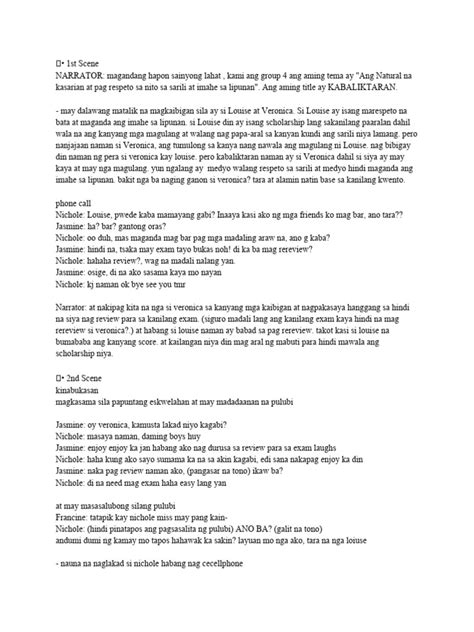 Values Script Acting Pdf