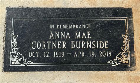 Anna Cortner Exeter Cemetery District