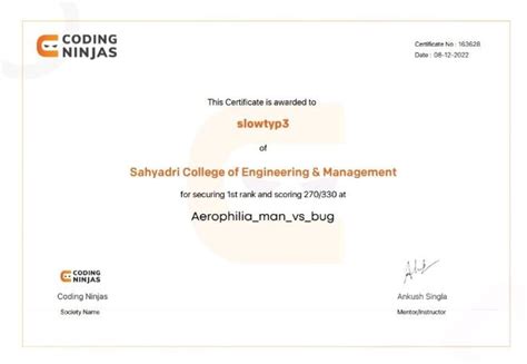 Shreenidhi D K On Linkedin Codingninjas Coding Event