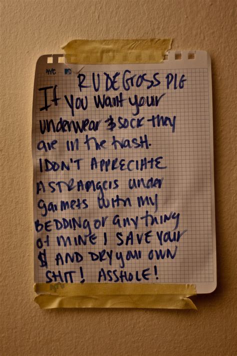 Funny Passive Aggressive Note Rpics