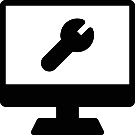Screen Setting Vector Illustration On A Background Premium Quality