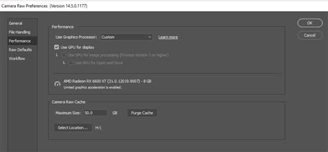 Gpu Recognized For Display But Not For Image Proce Adobe Support Community 13175406