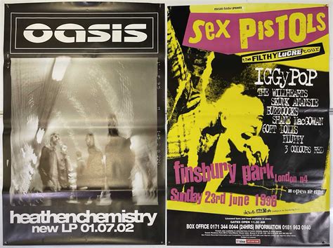 Lot 253 1990s Billboard Posters Inc Sex Pistols