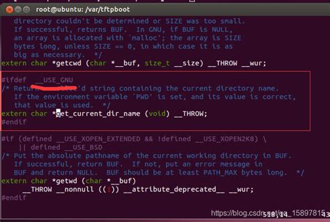 linux系统编程之getcwd函数族获取当前目录 csdn博客