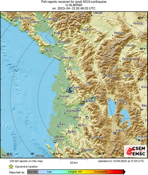 Телевизија 24 Во охридско почувствуван земјотрес со епицентар во Албанија