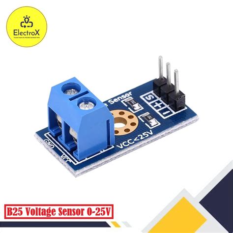 B25 Voltage Sensor Module Dc 0 25v Detection Electroxbd