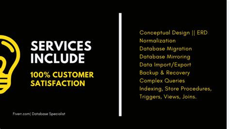 Do Database Design And Fix Sql Database Issues By Databasespec Fiverr