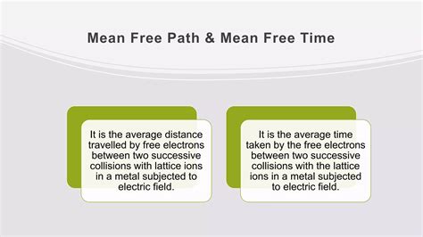 FREE ELECTRON THEORY Pptx