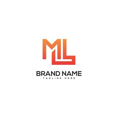Premium Vector Modern Colorful Letter Ml Lm Logo Design Vector Template Initials Business Logo
