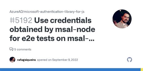 Use Credentials Obtained By Msal Node For E2e Tests On Msal Angular
