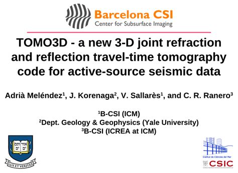 Pdf Tomo3d A New 3 D Joint Refraction And Reflection Travel Time