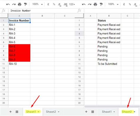 Relative Reference In Conditional Formatting In Google Sheets