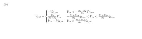 Analyzing Input Output Characteristics Of A Diode Circuit Electrical Engineering Stack Exchange