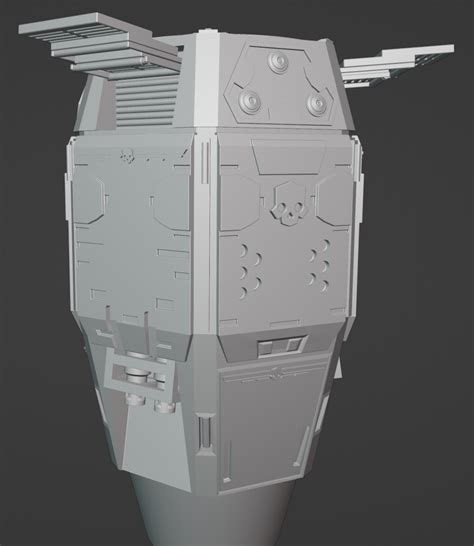 💧 Helldivers 2 Drop Pod W Base W Optional Hollow Top Optional Tea Diffuser・ Stl File For 3d