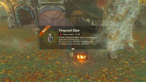 How To Become Fireproof In Zelda Tears Of The Kingdom