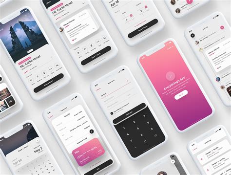 Bryana Mobile UI KitElegant Hotels Booking Mobile App UI Kit Compatible With Sketch Photoshop