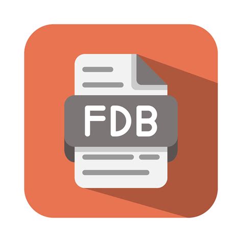 fdb document flat icons inspired material design file type format