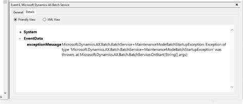 Dynamics 365 Finance And Operations Talk Maintenance Mode Exception