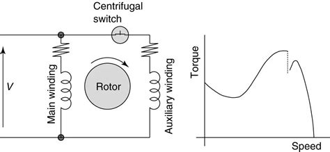 Single Phase 4 Pole Induction Motor Wiring Diagram