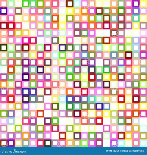 Colorful Abstract Square Pattern Background Stock Vector Illustration Of Artwork Element