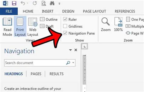 How To Open The Navigation Pane In Word Solve Your Tech
