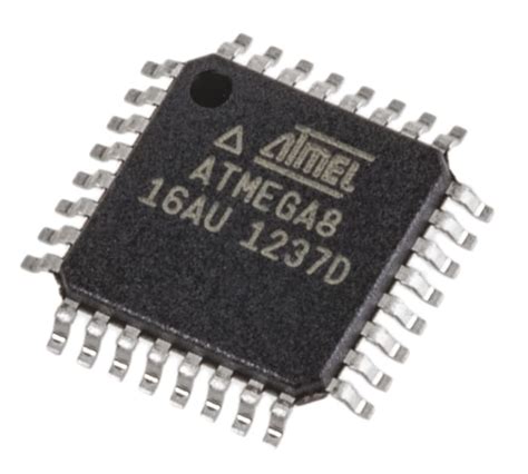ATMEGA8 16AU Atmel Microcontrolador AVR 8bit 1 KB RAM 512 B 8 KB Flash TQFP 32 Pines 16MHZ