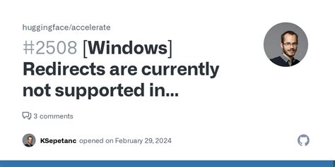 Windows Redirects Are Currently Not Supported In Windows Or Macos