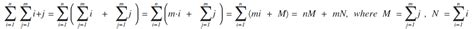 computing a nested sum in python stack overflow