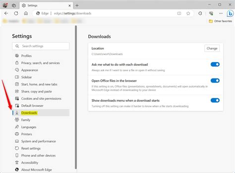 How To Turn On Or Off Office Files Download In Microsoft Edge Geek Rewind