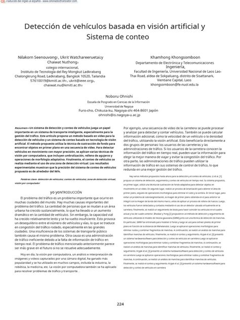 a computer vision based vehicle detection and en es pdf